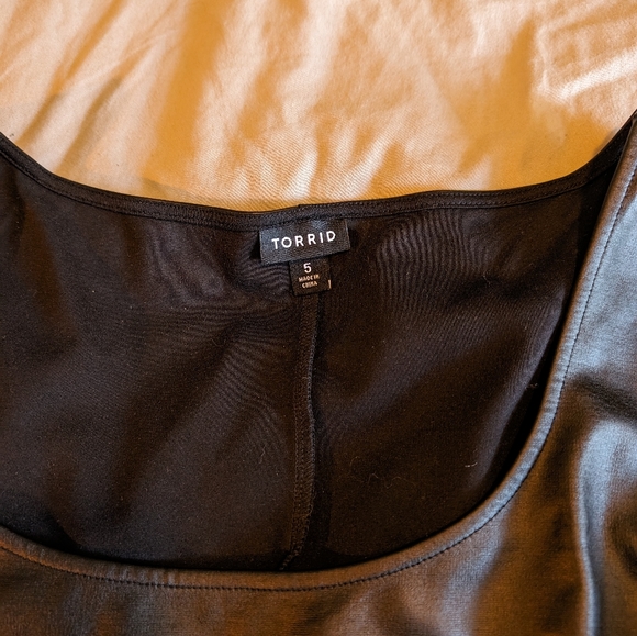 torrid | Dresses | Torrid Faux Leather Dress | Poshmark